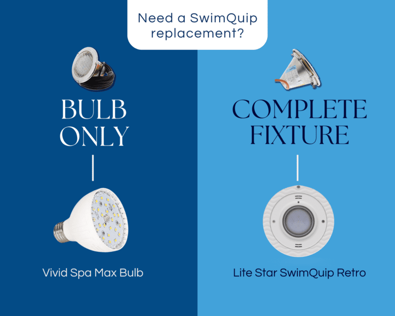 SwimQuip Pool Light LED Replacements - Bulbs & Fixtures